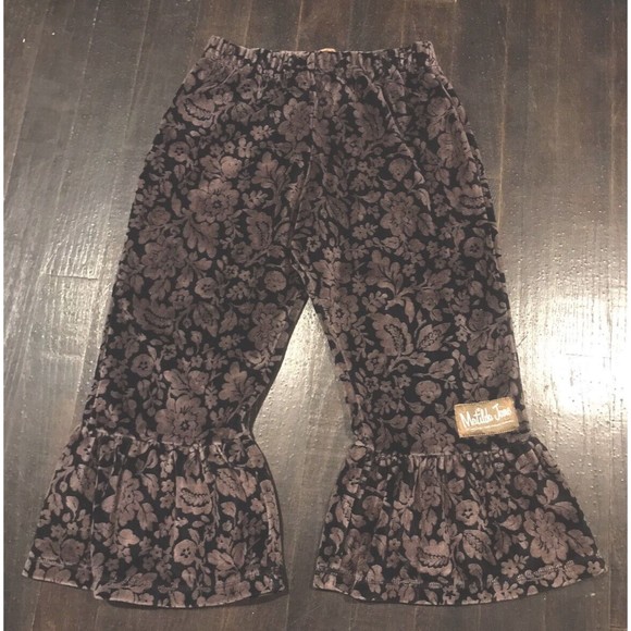 Matilda Jane | Bottoms | Matilda Jane Girls Velveteen Big Ruffle Pants ...